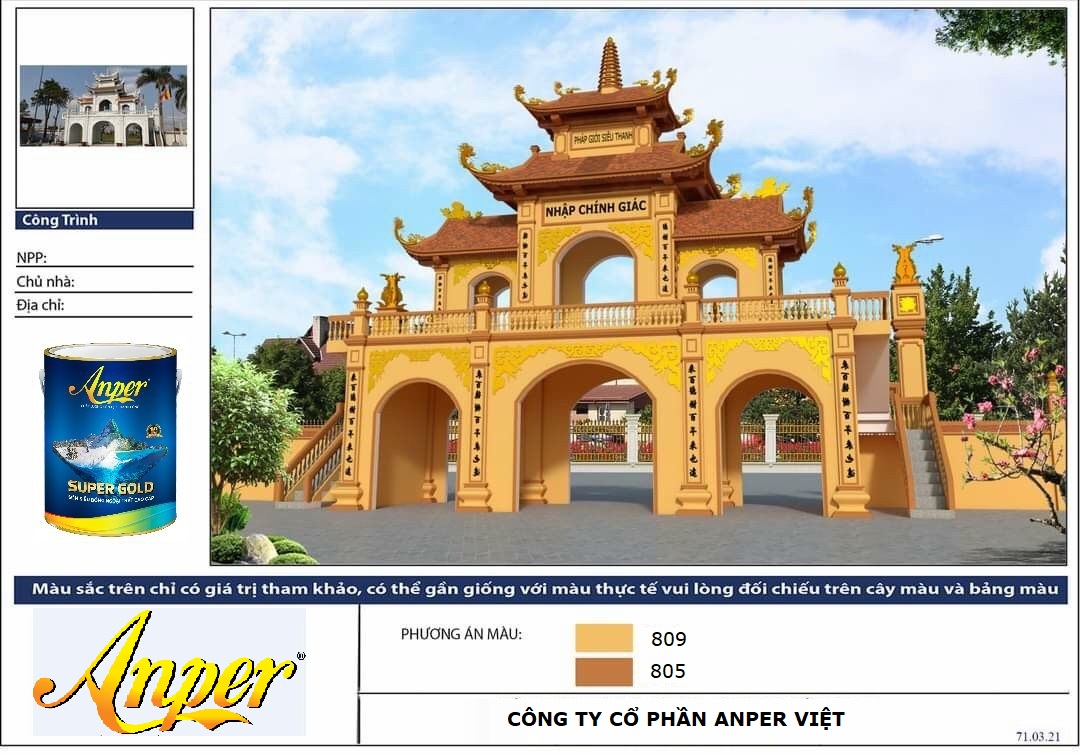 ĐỀN CHÙA - CỔNG LÀNG, CỔNG ĐỀN - Sơn Anper - CHẤT LƯỢNG, KIẾN TẠO ...